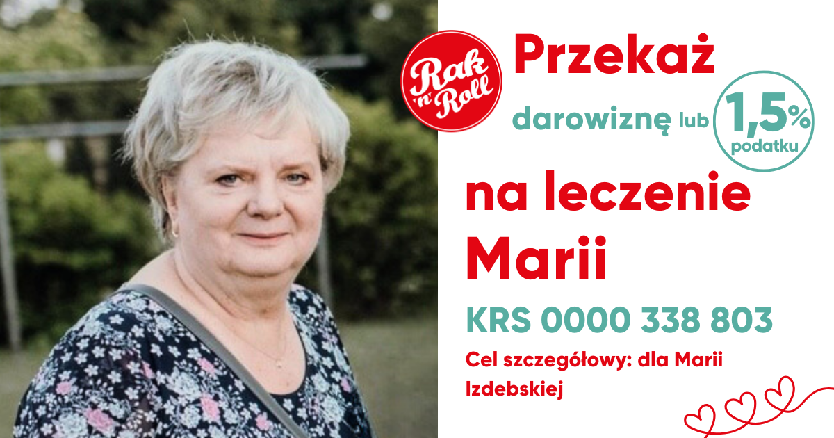Maria Izdebska – Fundacja Rak’n’Roll. Wygraj Życie!